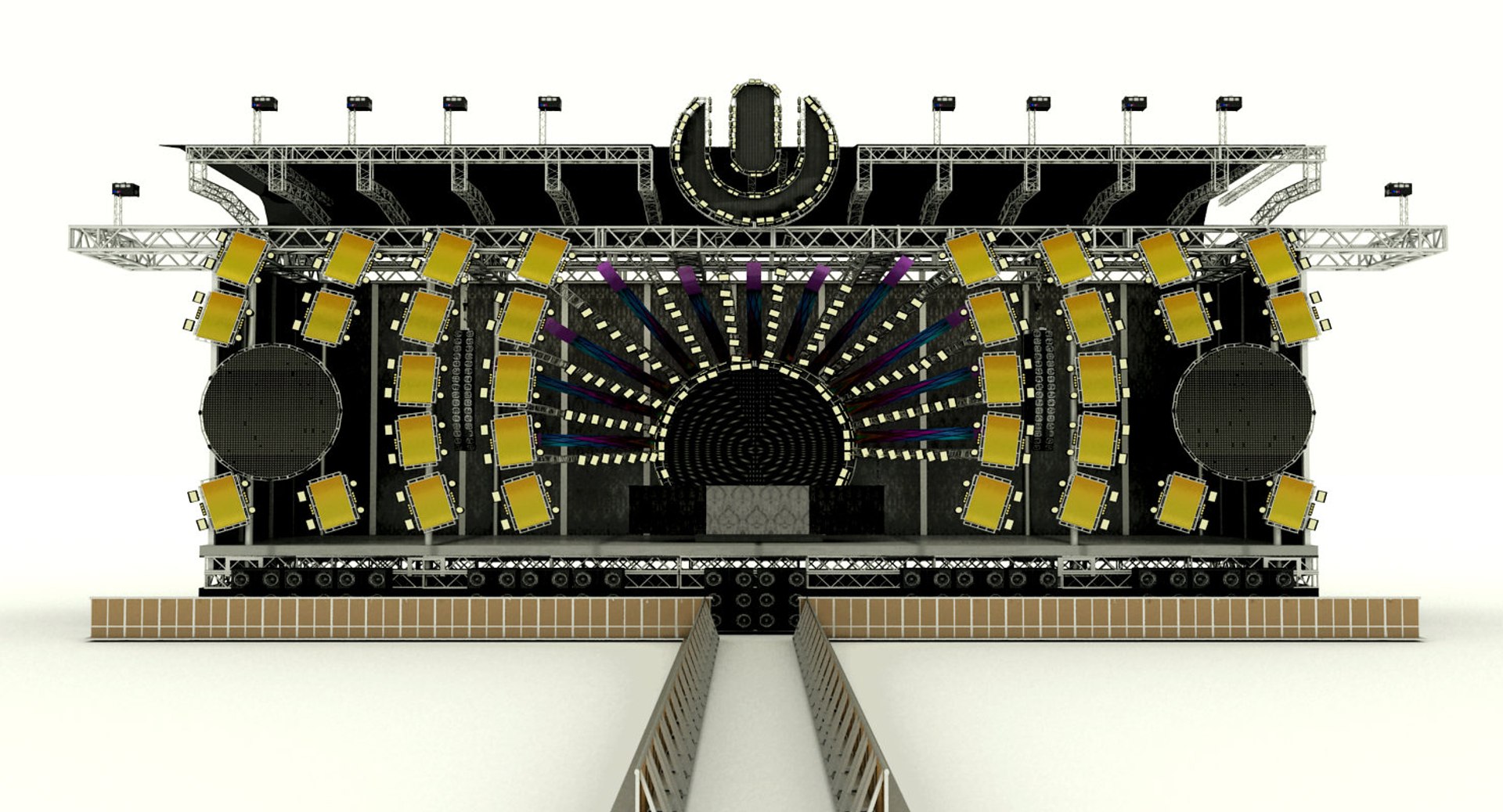 3d Umf-ultra Music Festival Miami Model