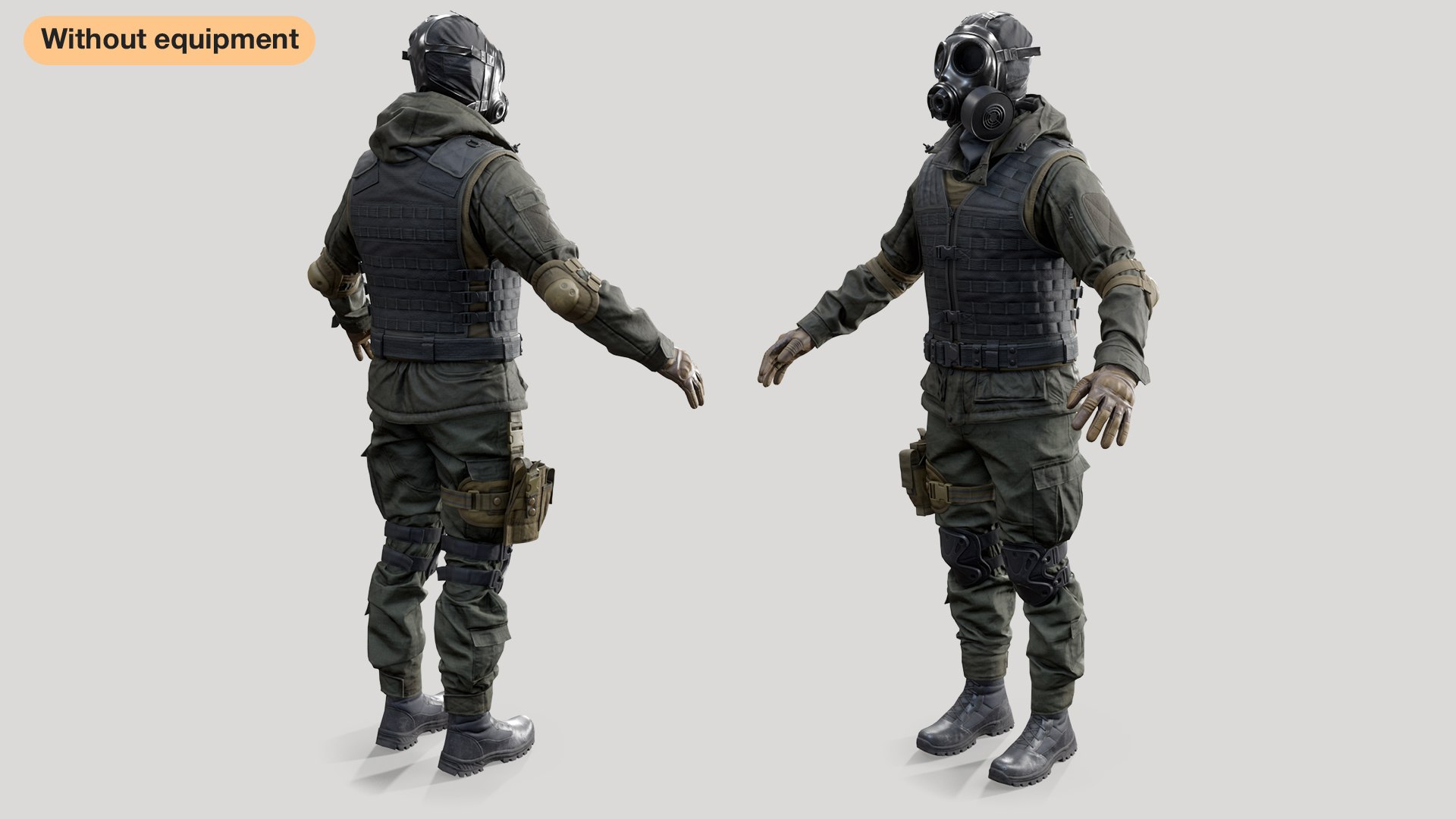 Mercenary Soldier 3D - TurboSquid 1947855