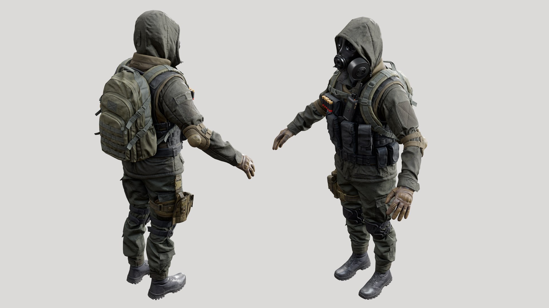 Mercenary Soldier 3D - TurboSquid 1947855