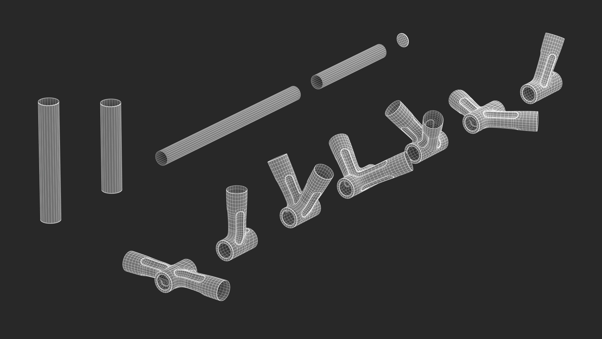 Modular Truss Frame 01 3D - TurboSquid 2385799