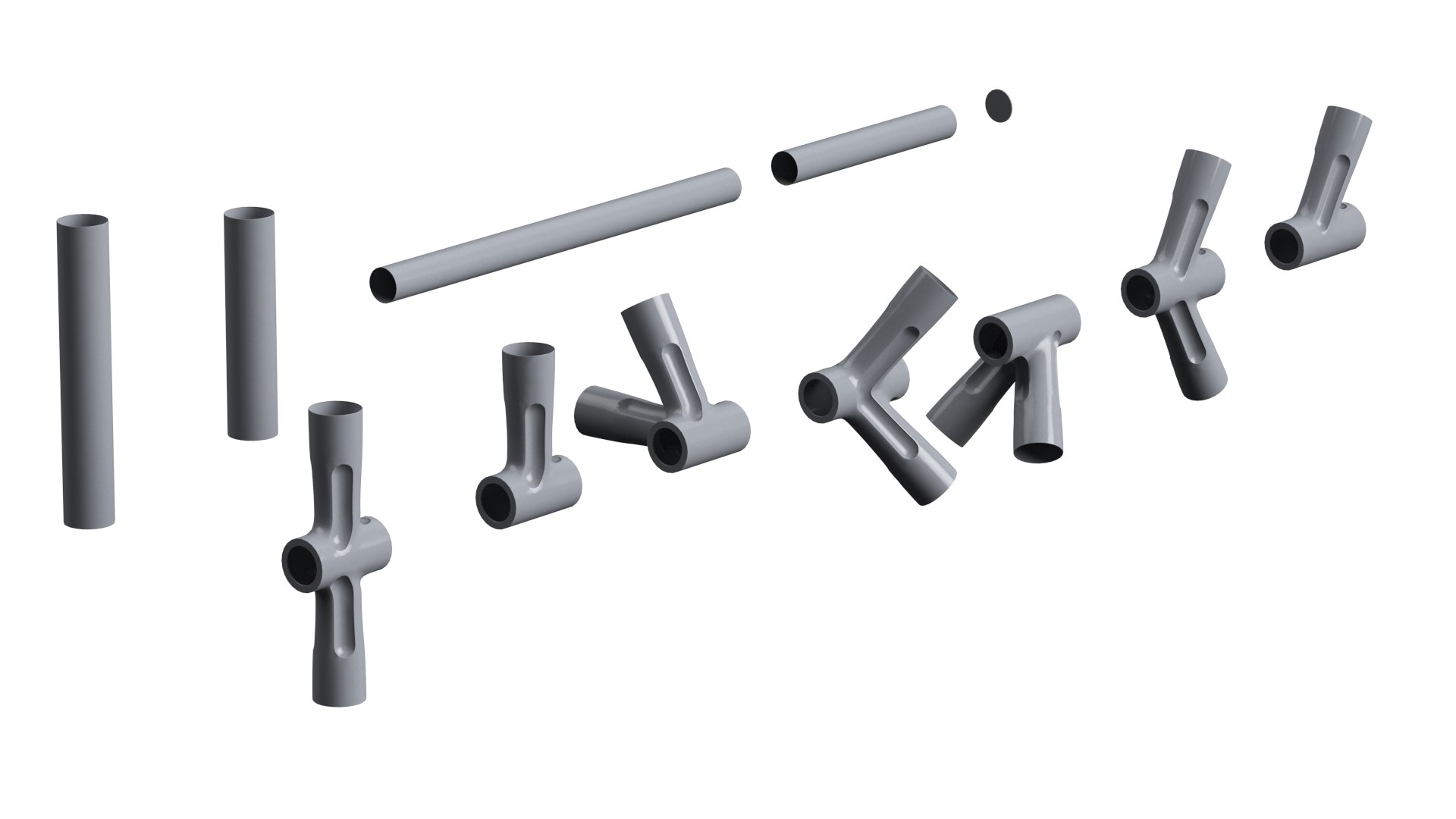 Modular Truss Frame 01 3D - TurboSquid 2385799