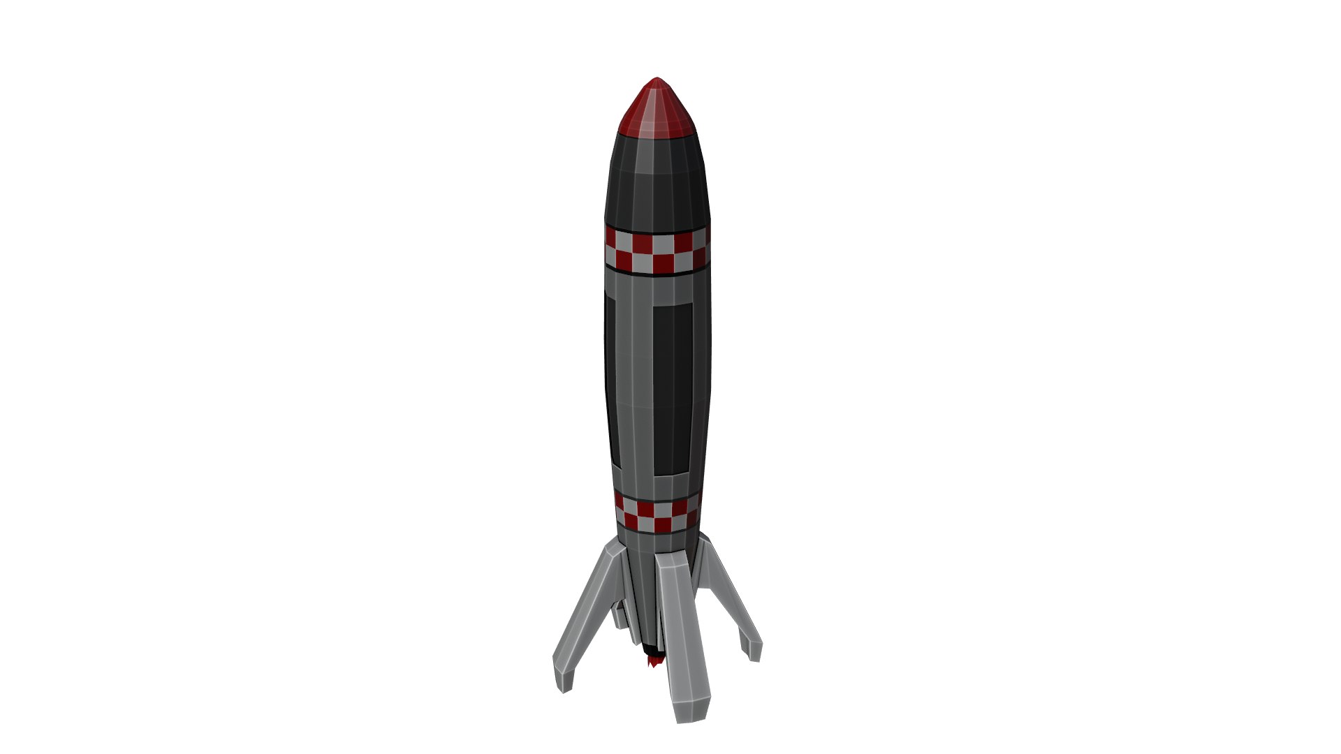 3D model cartoon toon rocket - TurboSquid 1681150
