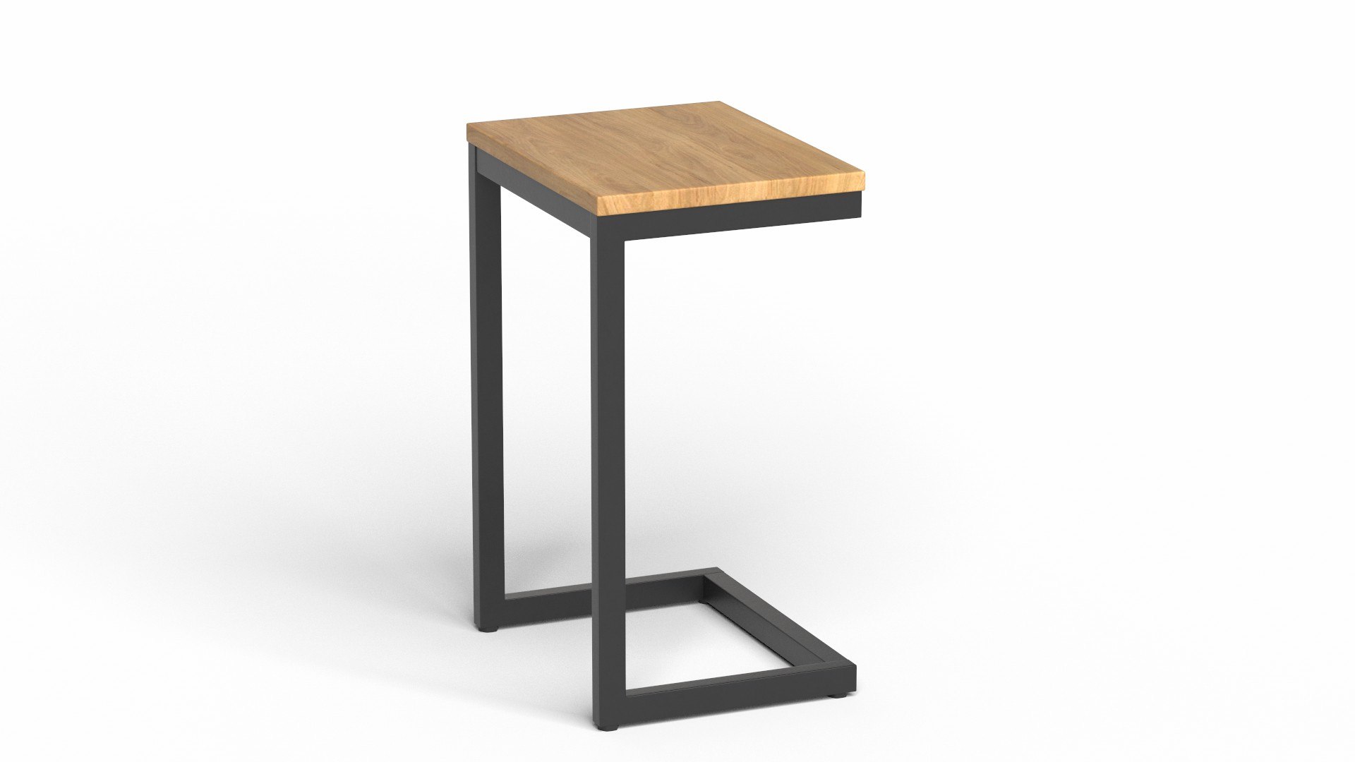 3D Model Side Table Solid Wood - TurboSquid 2400822