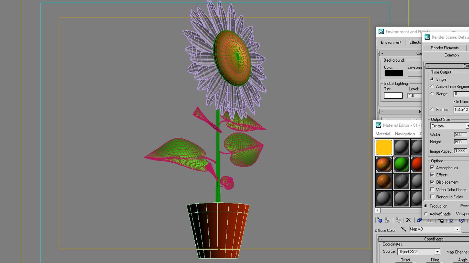 Sunflower 3D Model - TurboSquid 1948043