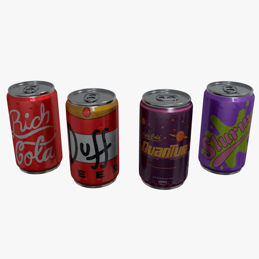 3D Soda Beer Model - TurboSquid 1678420