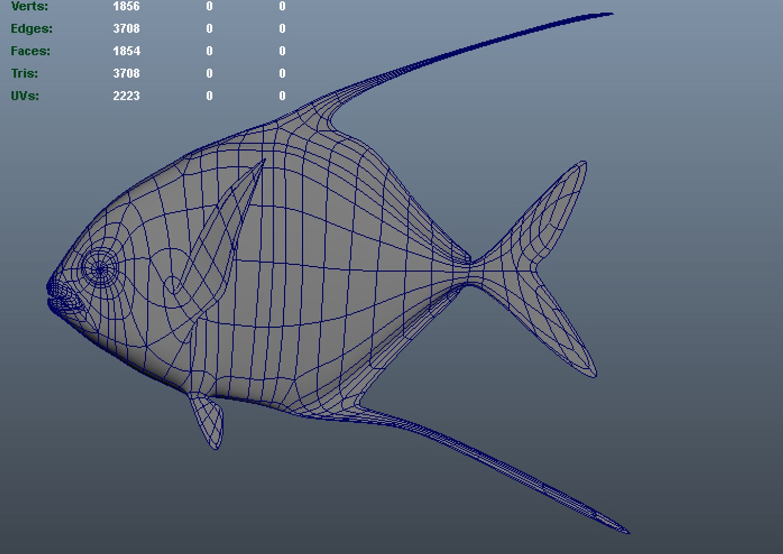 3d Model Threadfin Jack