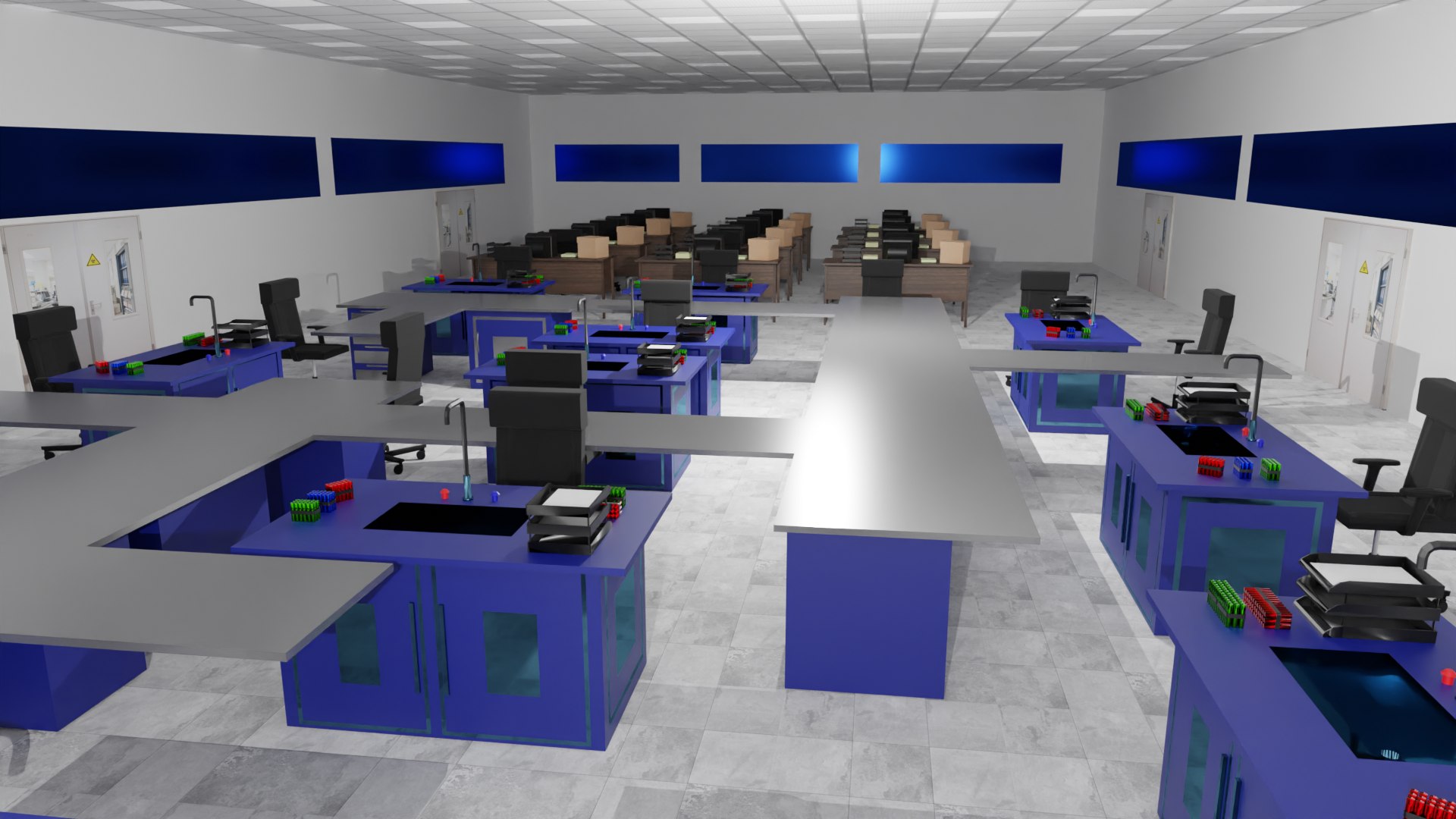 Laboratory Interior 3D - TurboSquid 2140777
