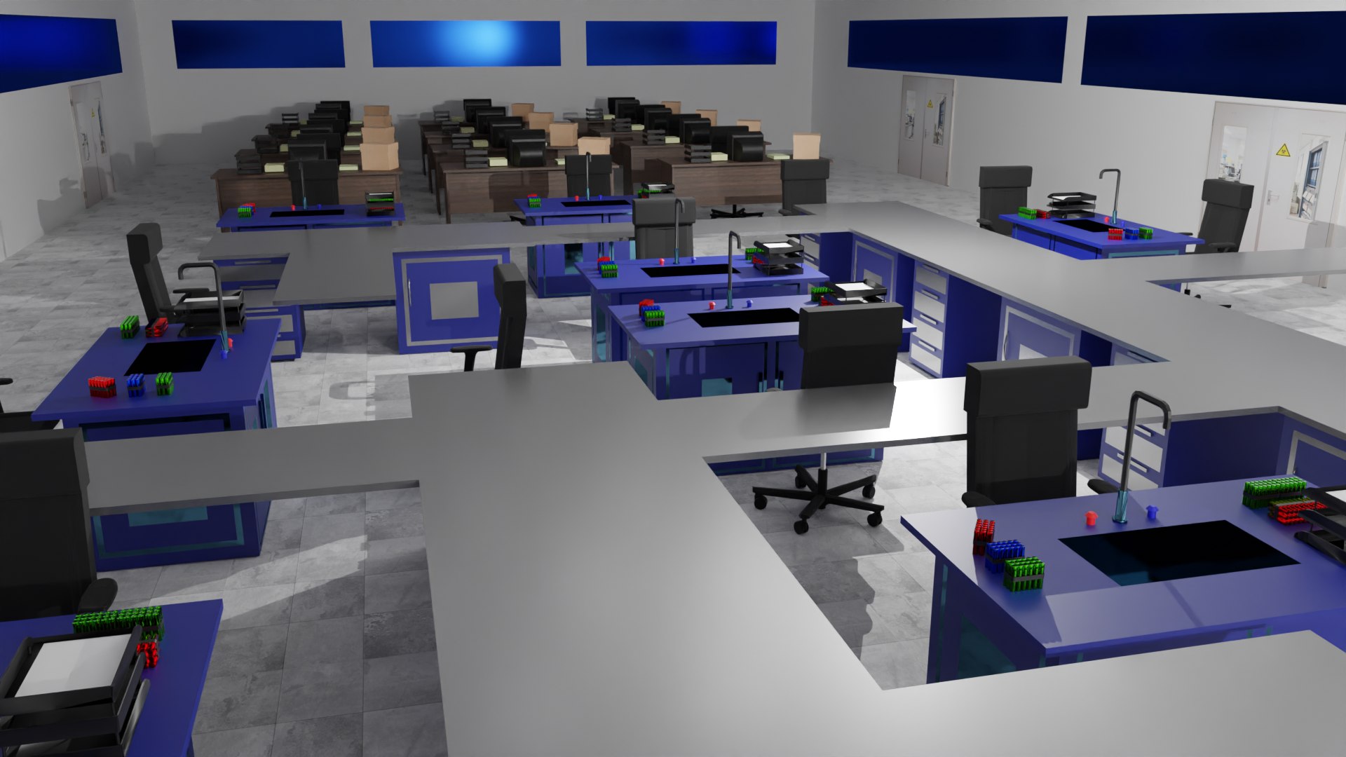 Laboratory Interior 3D - TurboSquid 2140777