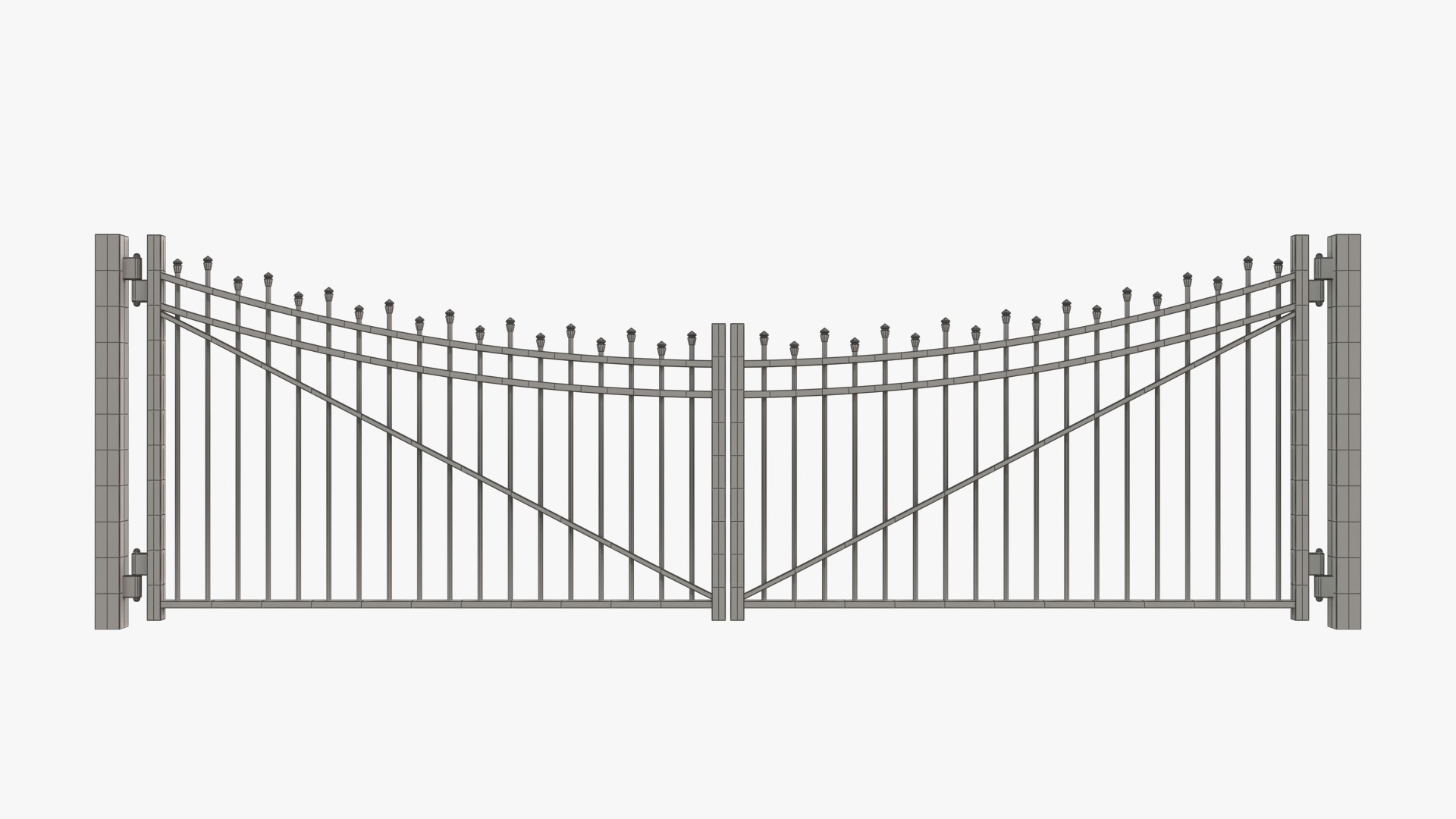 Gate-2 model - TurboSquid 1992451