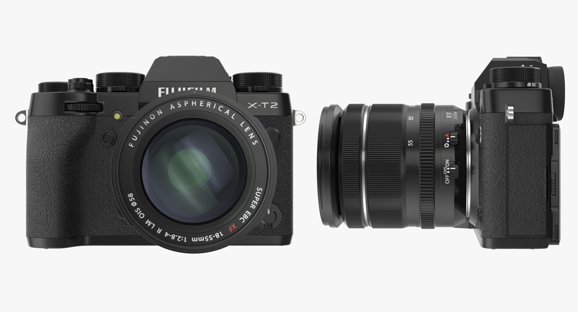 3D Model Mirrorless Digital Camera Fuji - TurboSquid 1179022