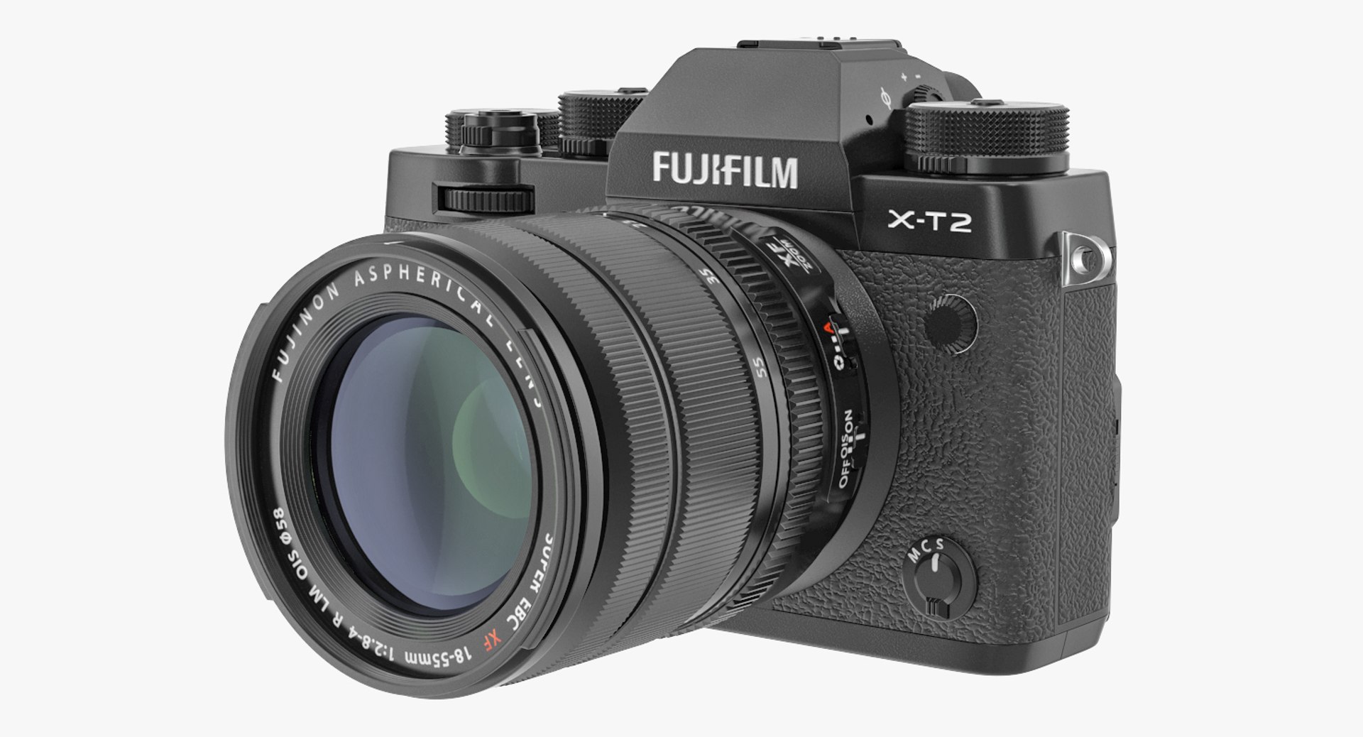 3D Model Mirrorless Digital Camera Fuji - TurboSquid 1179022