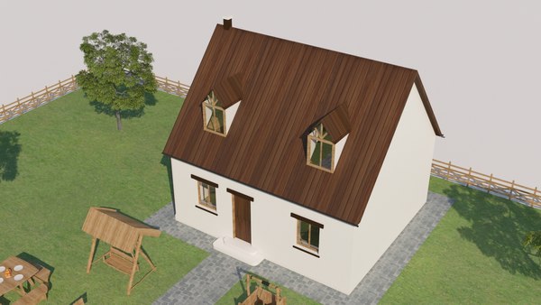 3D model farm house - TurboSquid 1375717