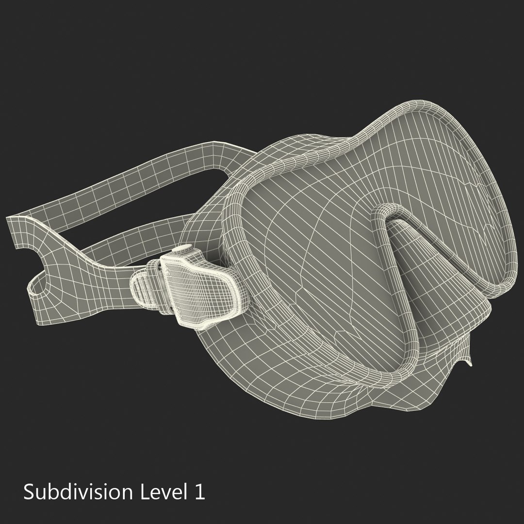 3d scuba masks model