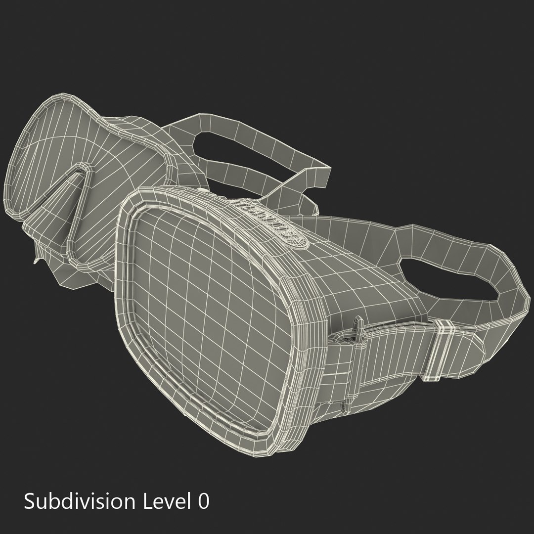 3d scuba masks model