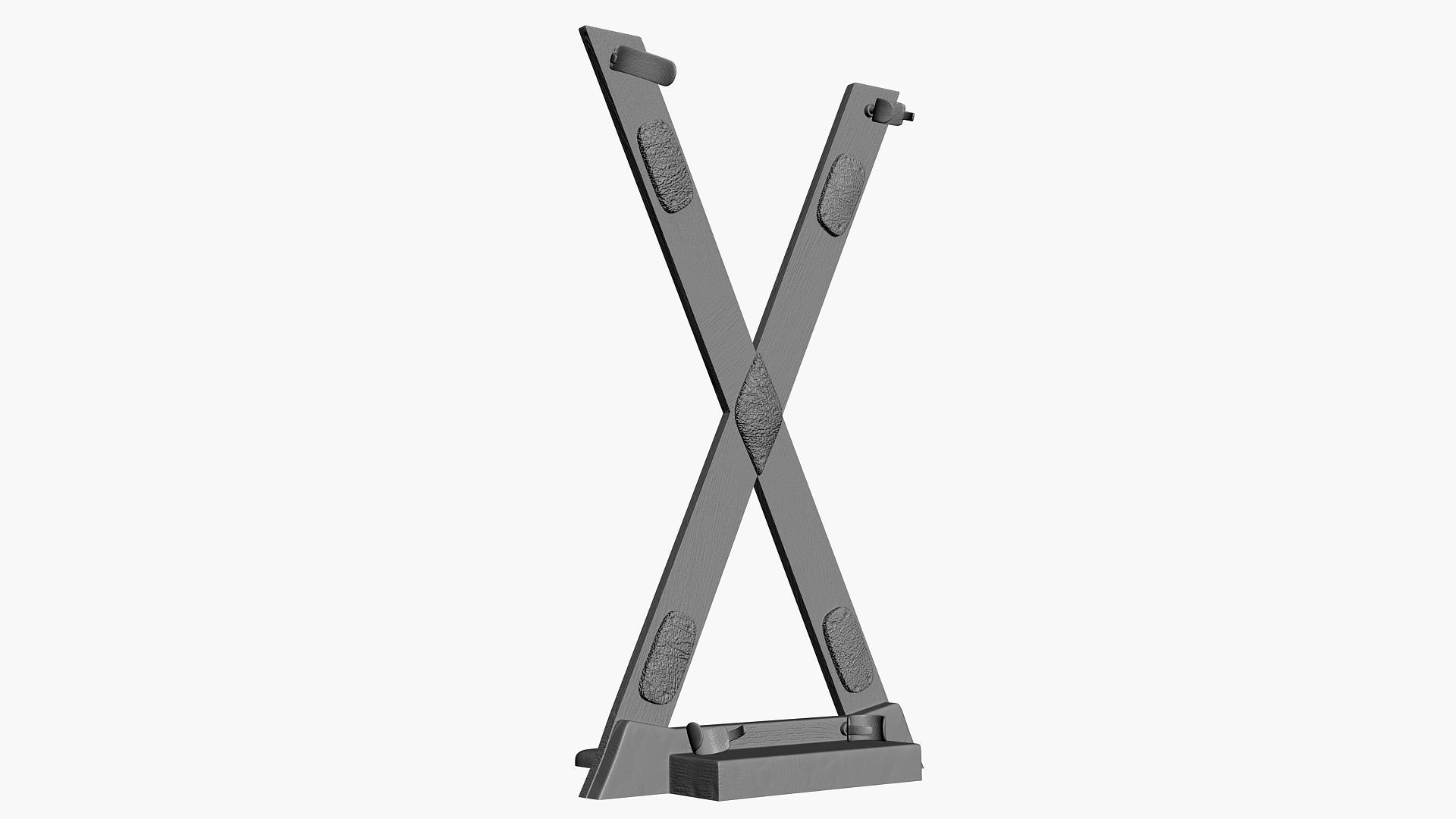 3D St Andrew Cross Model - TurboSquid 2066429