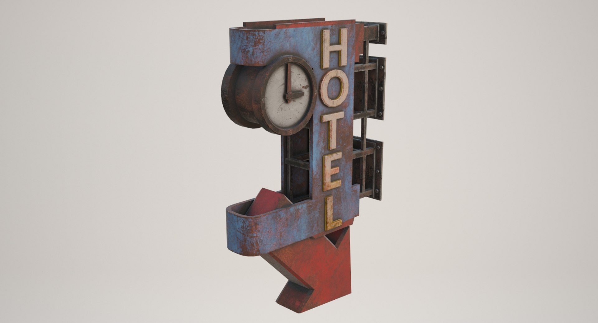 Old Sign Model - TurboSquid 1409966