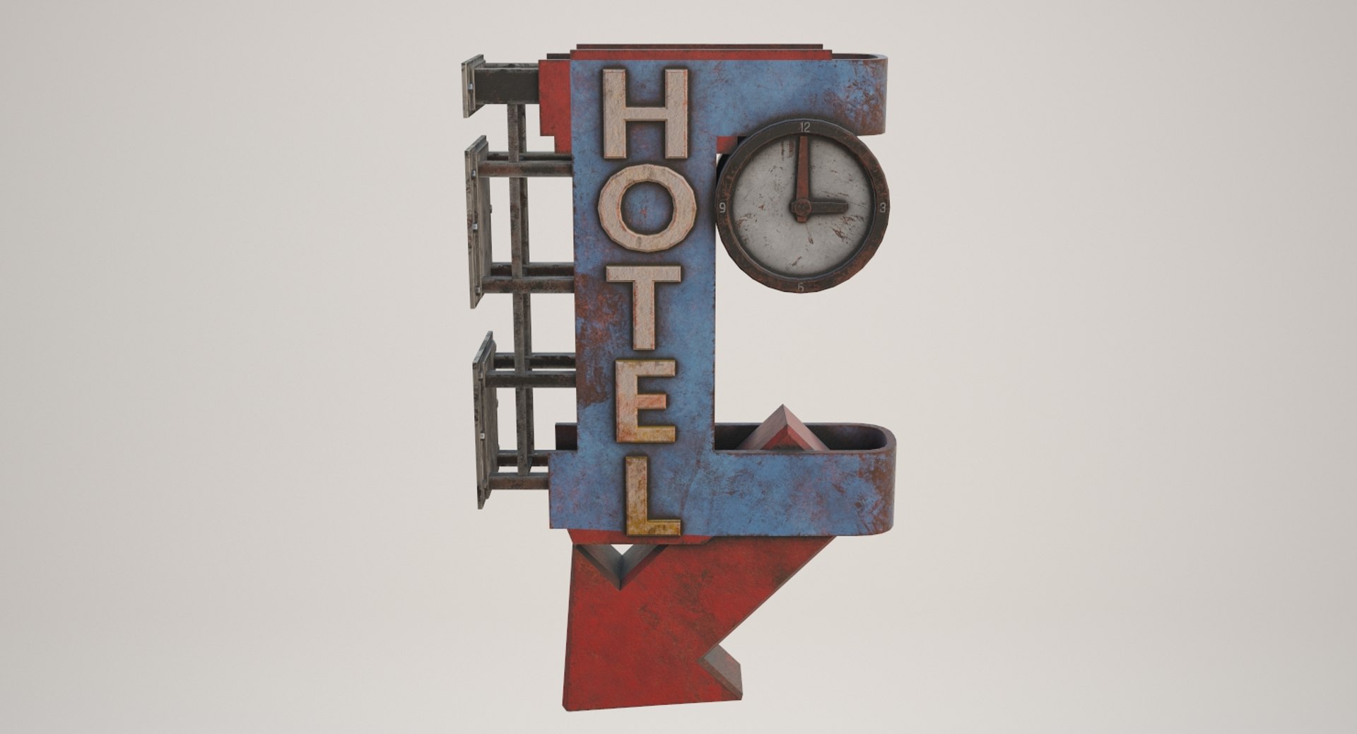Old Sign Model - TurboSquid 1409966