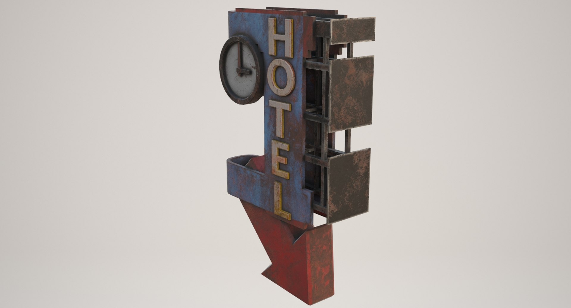 Old Sign Model - TurboSquid 1409966