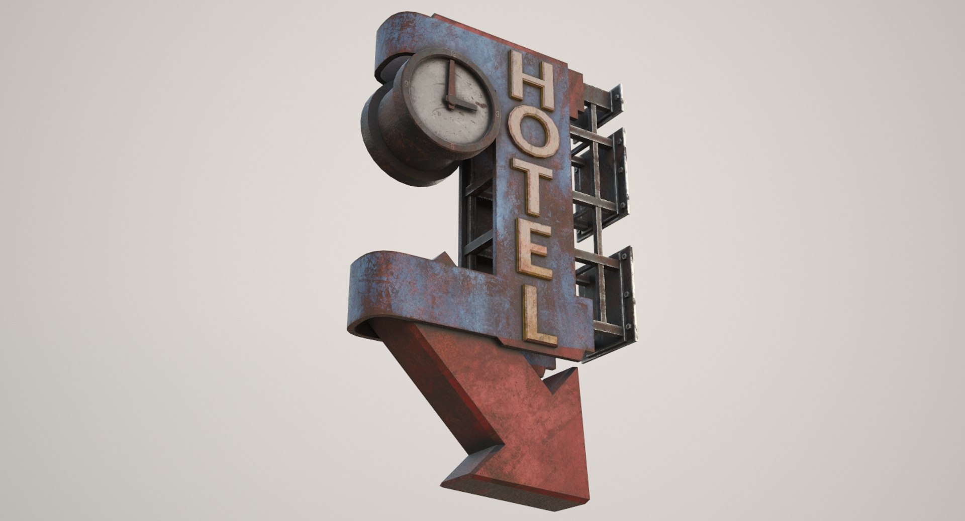 Old Sign Model - TurboSquid 1409966