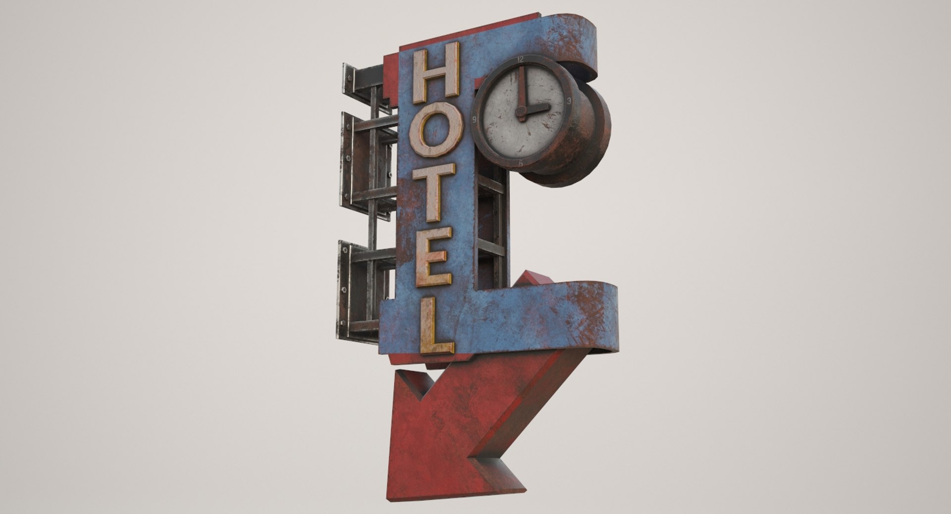 Old Sign Model - TurboSquid 1409966