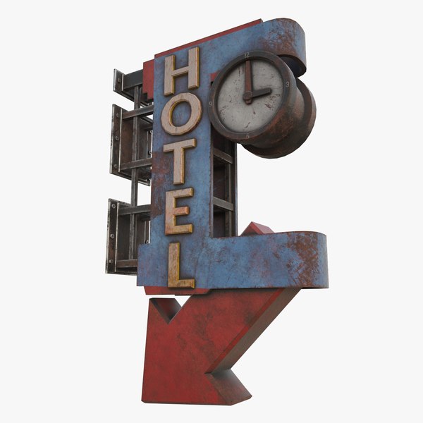 Old sign model - TurboSquid 1409966