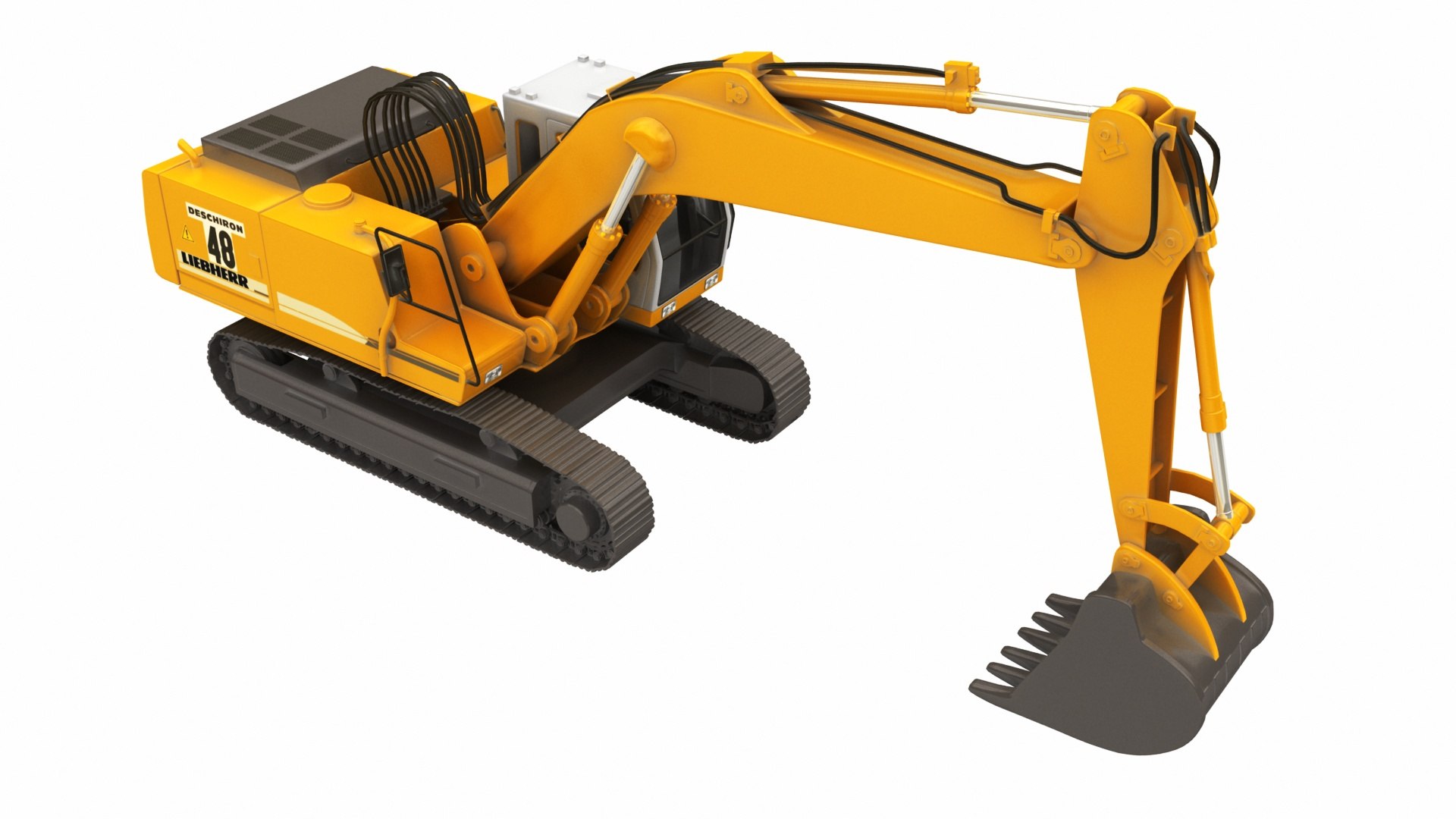 3D Realistic Excavator Model - TurboSquid 1511770