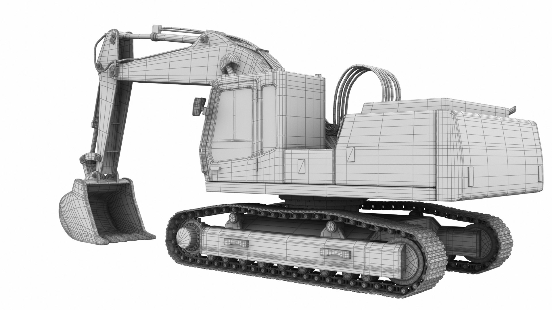3D Realistic Excavator Model - TurboSquid 1511770