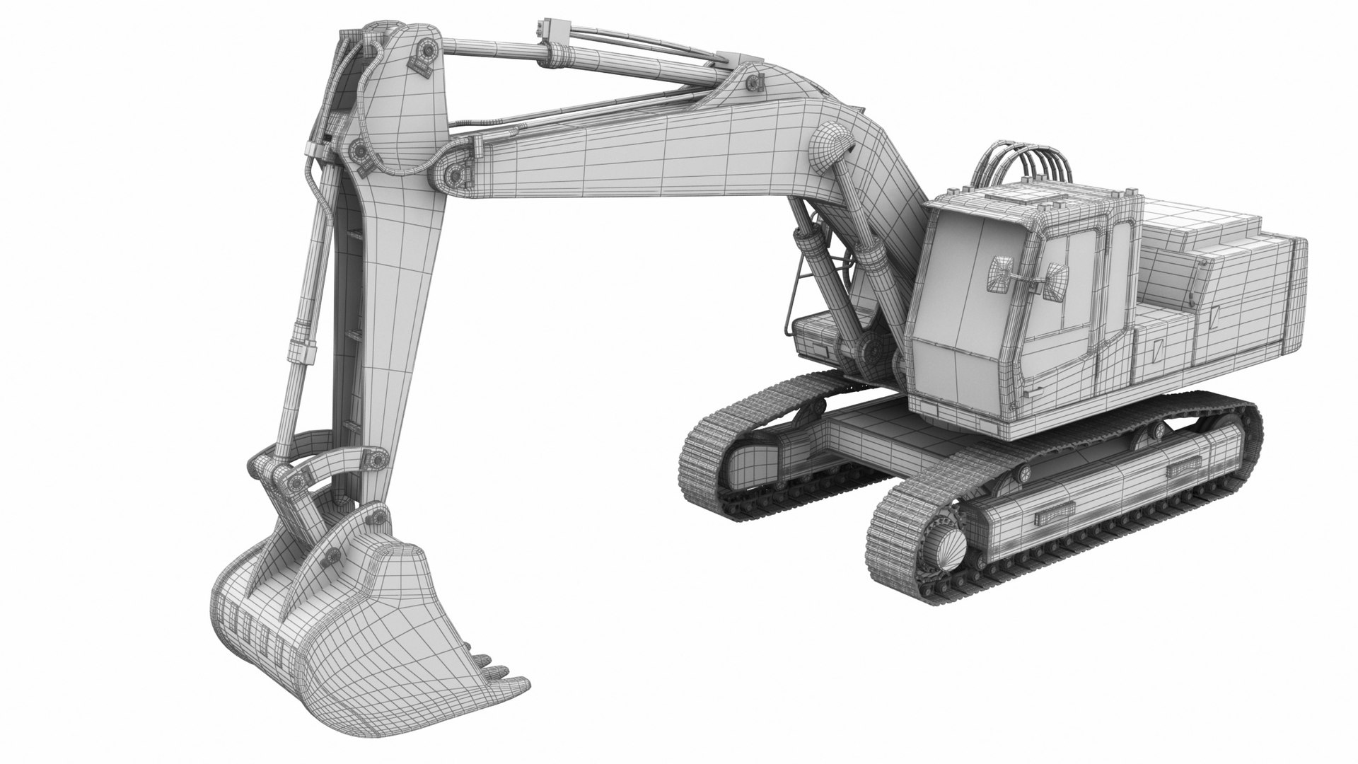 3D Realistic Excavator Model - TurboSquid 1511770