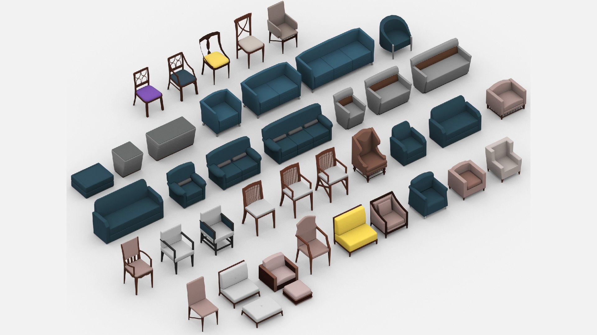 3D Model Collection Of Furniture And Bed Models 3D Model - TurboSquid ...