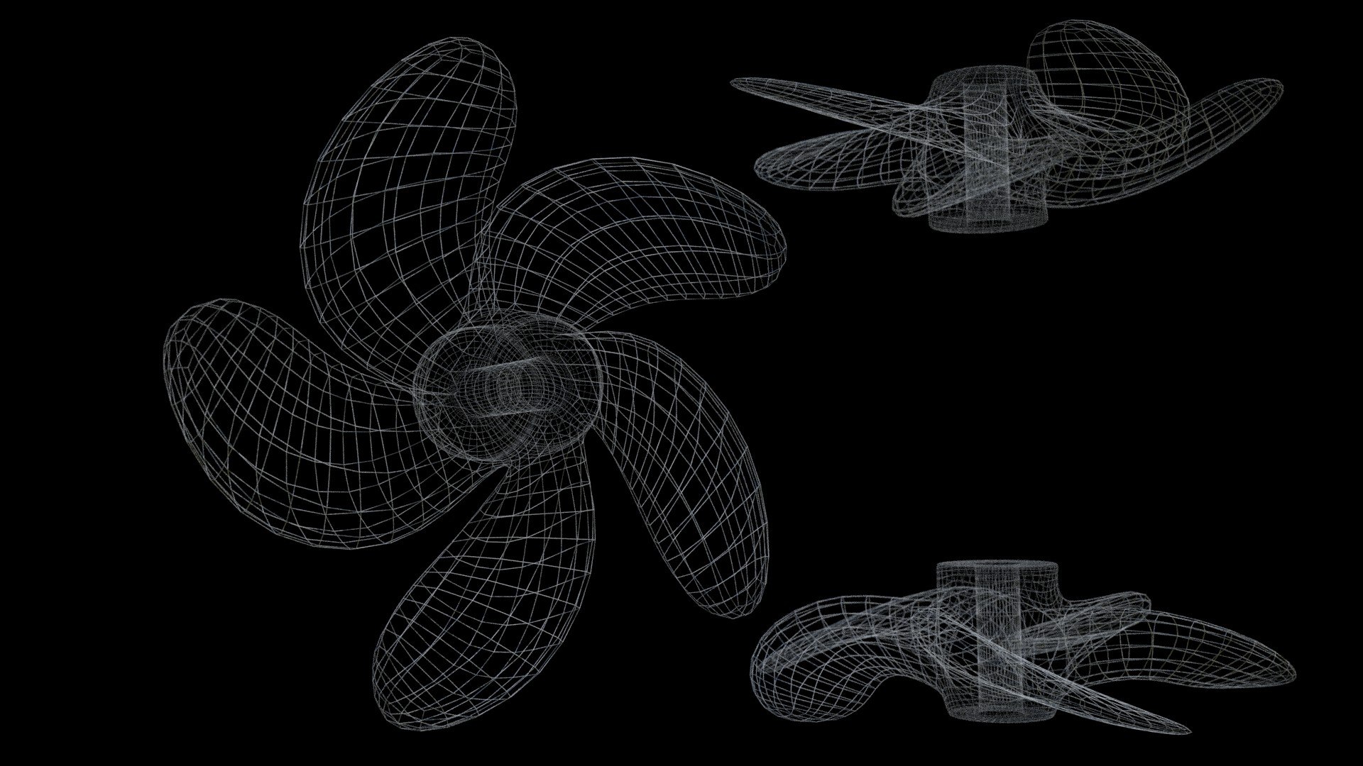 3D Big Boat Propeller - TurboSquid 2510944