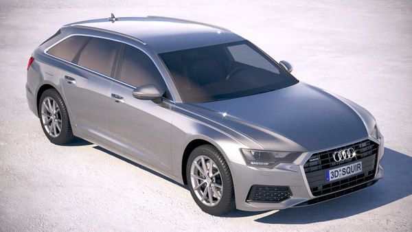 Audi a6 avant 3D model - TurboSquid 1331291