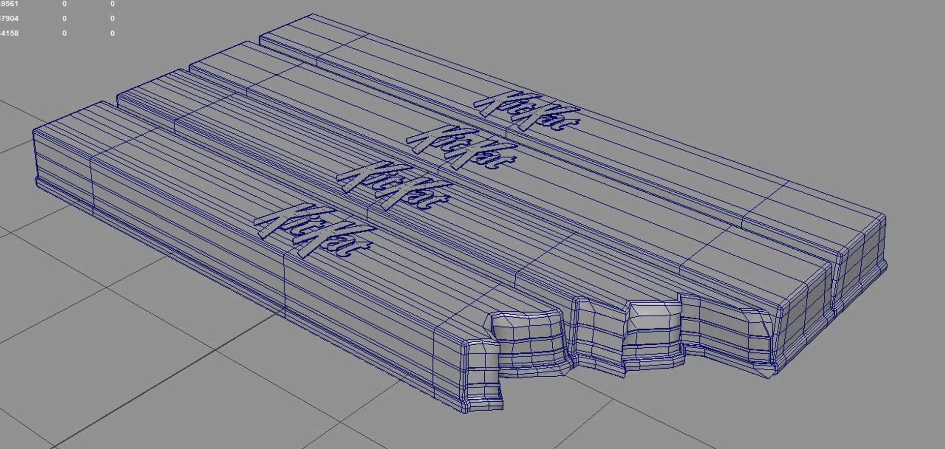 Chocolate Kit Kat 3D Model - TurboSquid 1484430