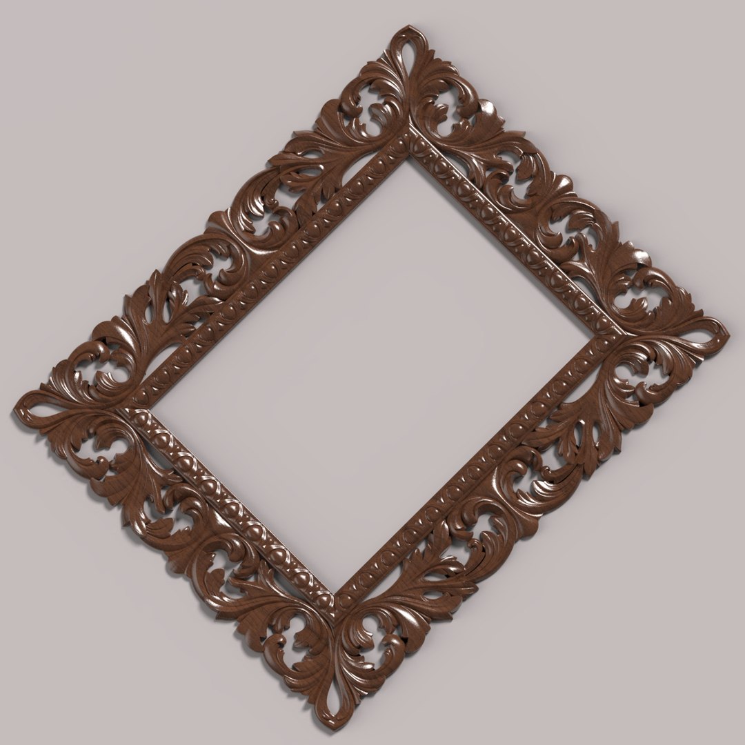 3D Carved Frame Cnc - TurboSquid 1246913