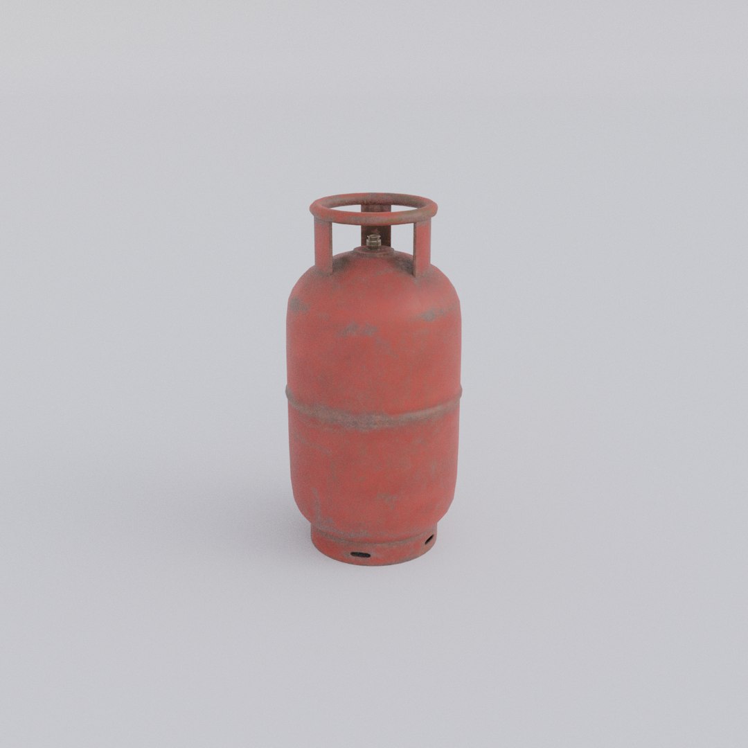 Gas Cylinder 3D Model - TurboSquid 2283387