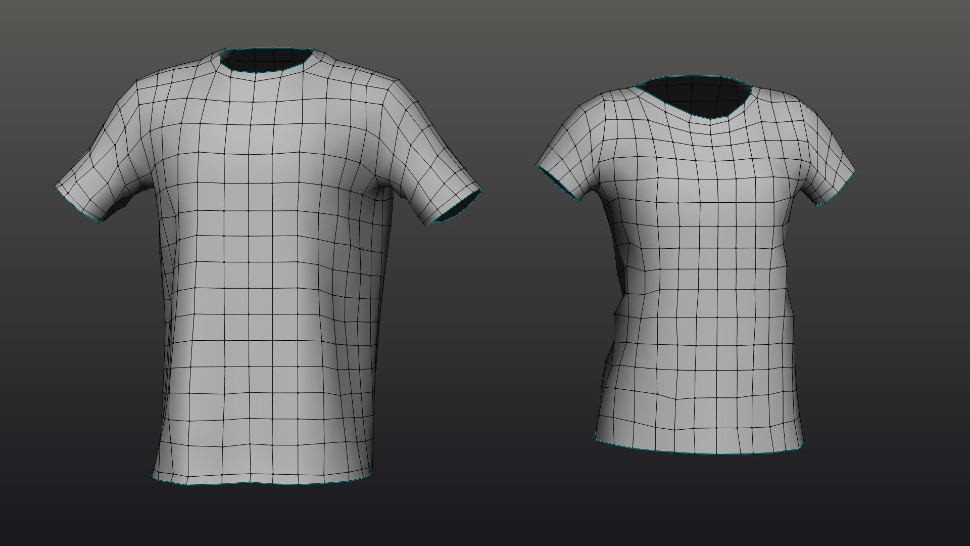 3D Male Female Ready Shirt Model - TurboSquid 1373698