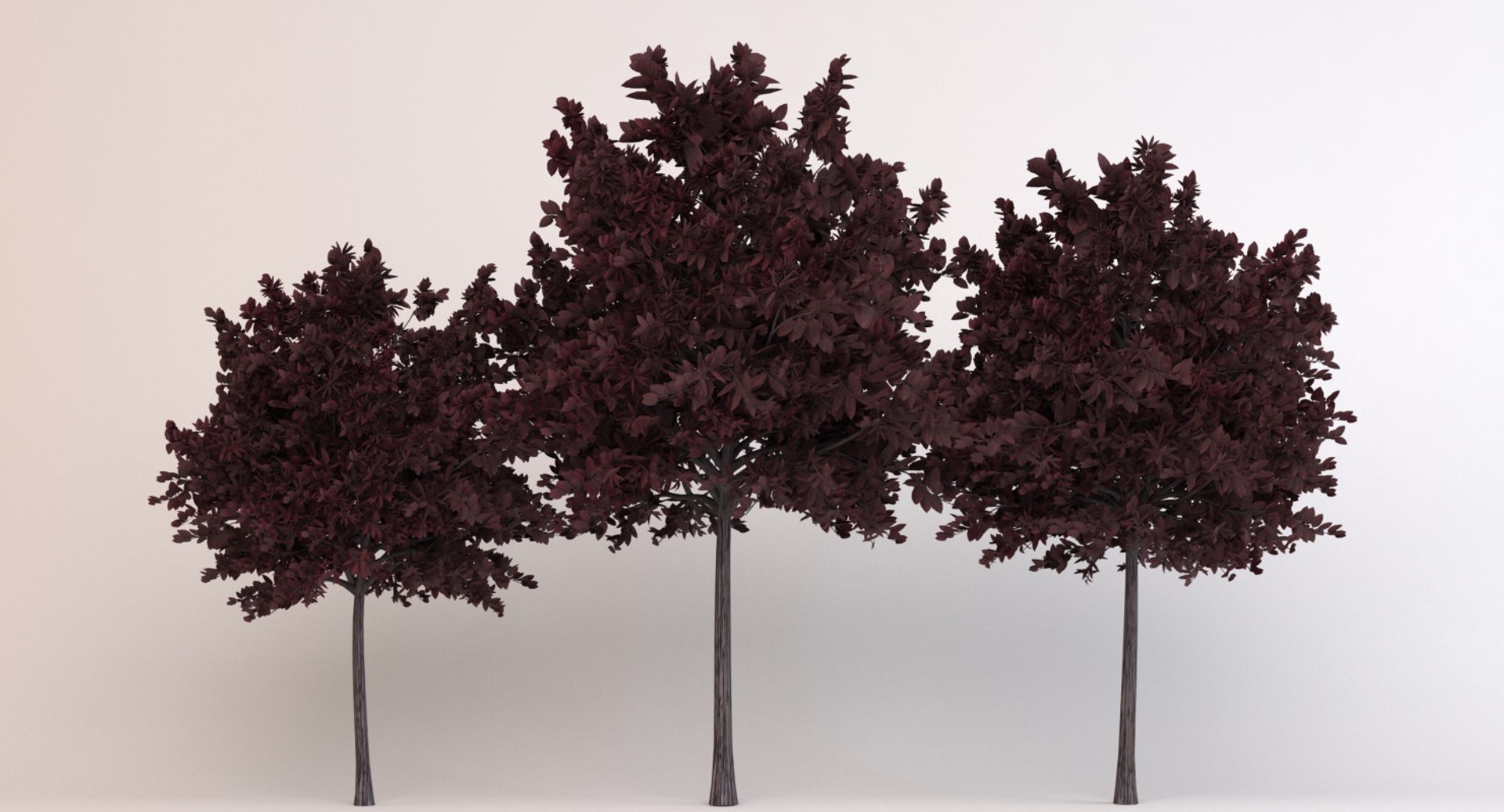 3D Generic Red Tree - TurboSquid 1428509