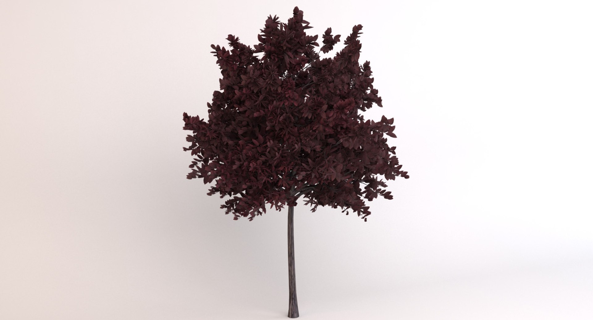 3D Generic Red Tree - TurboSquid 1428509