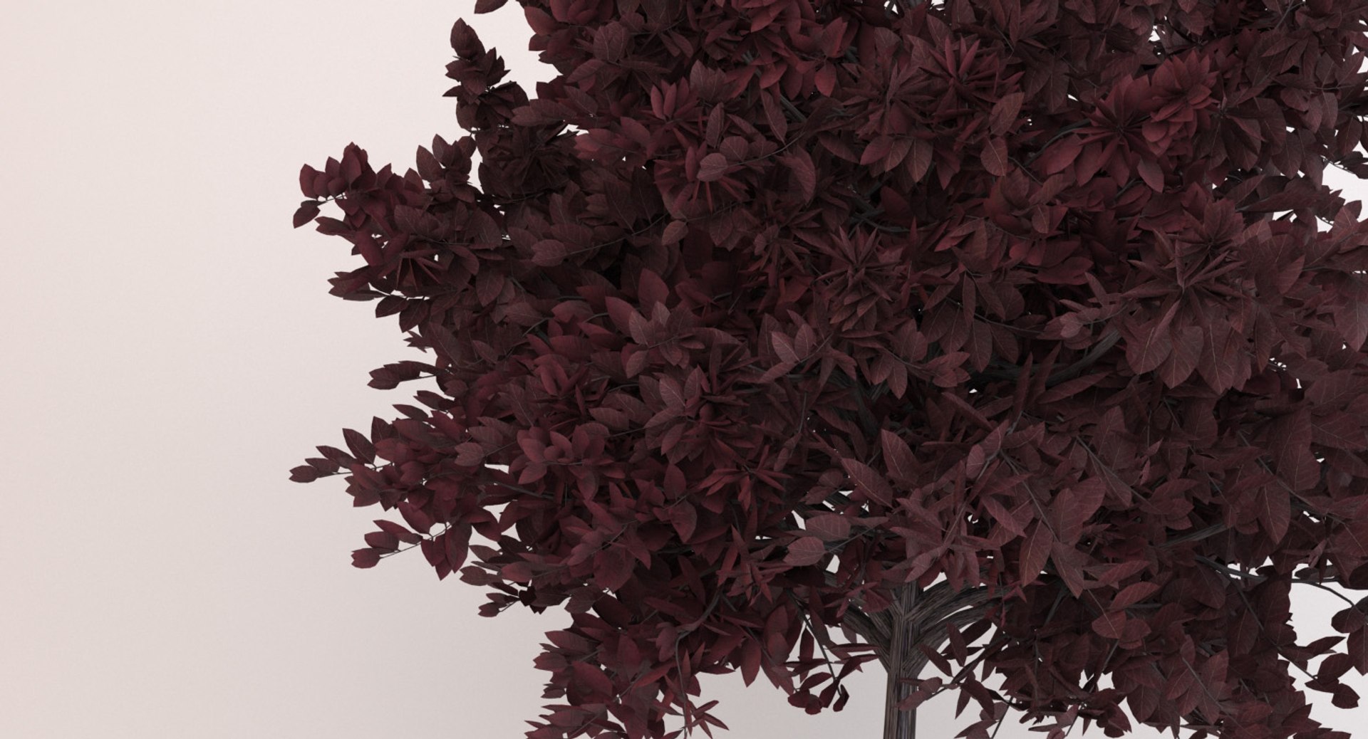 3D Generic Red Tree - TurboSquid 1428509