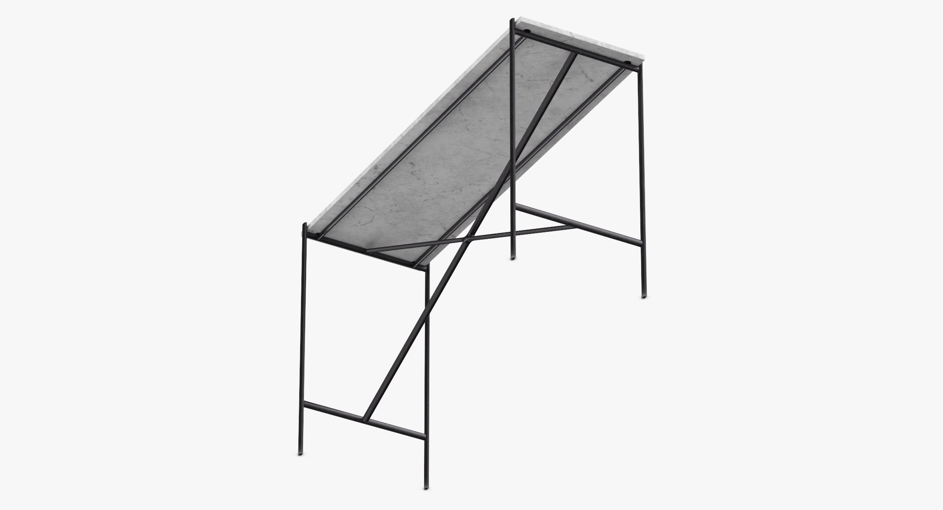 Modern Console Table 3D Model - TurboSquid 1253552