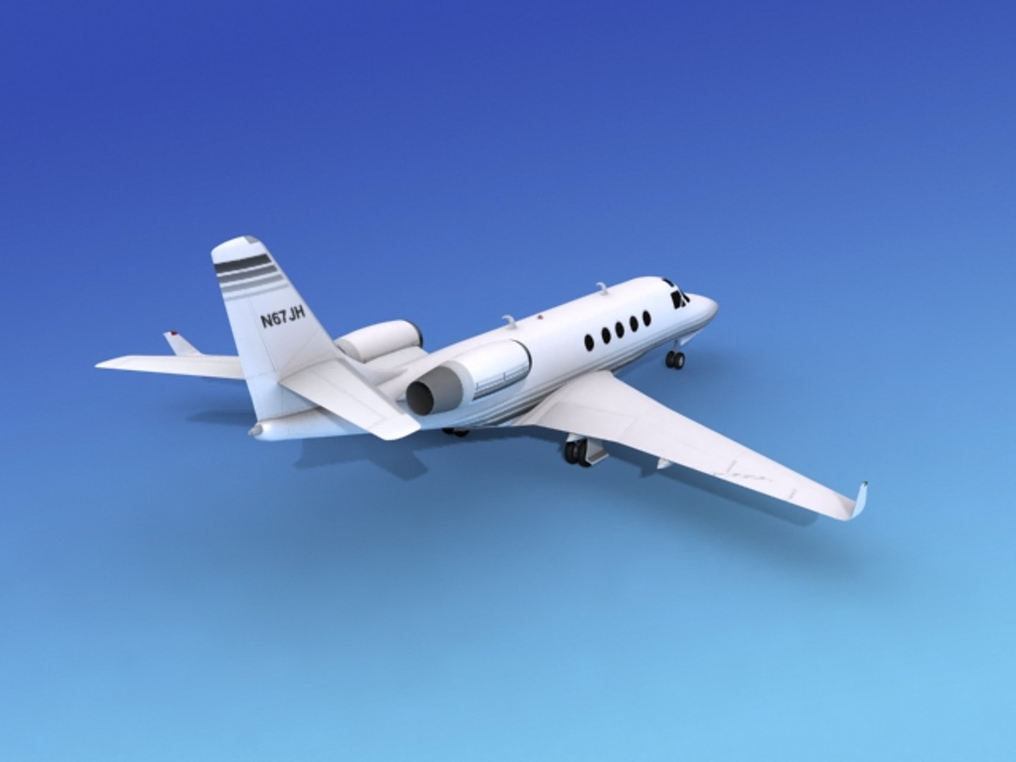 3d model astra jet iai