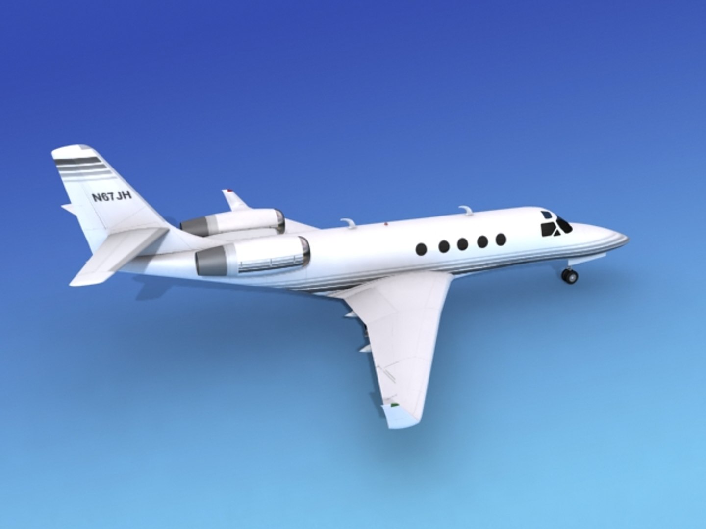 3d model astra jet iai