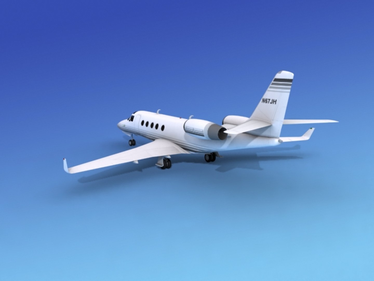 3d model astra jet iai