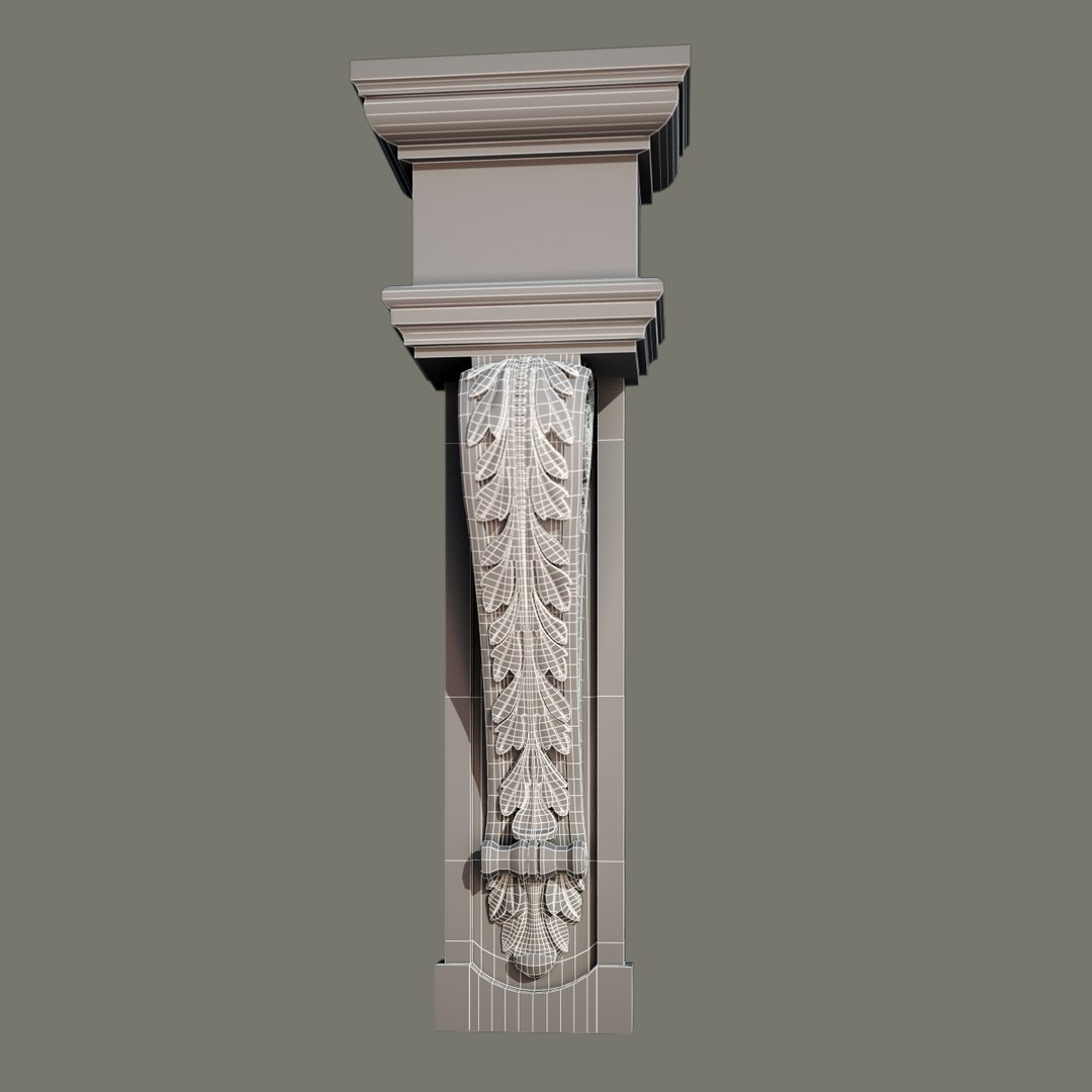 3d Model Decorate Classical