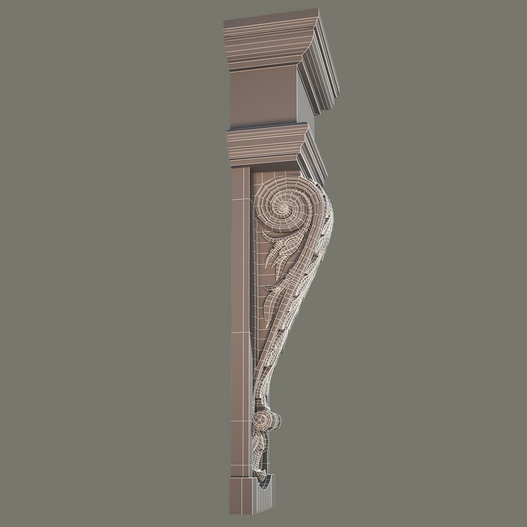 3d Model Decorate Classical