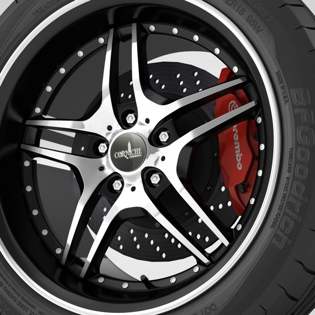 3ds max wheel corniche vegas