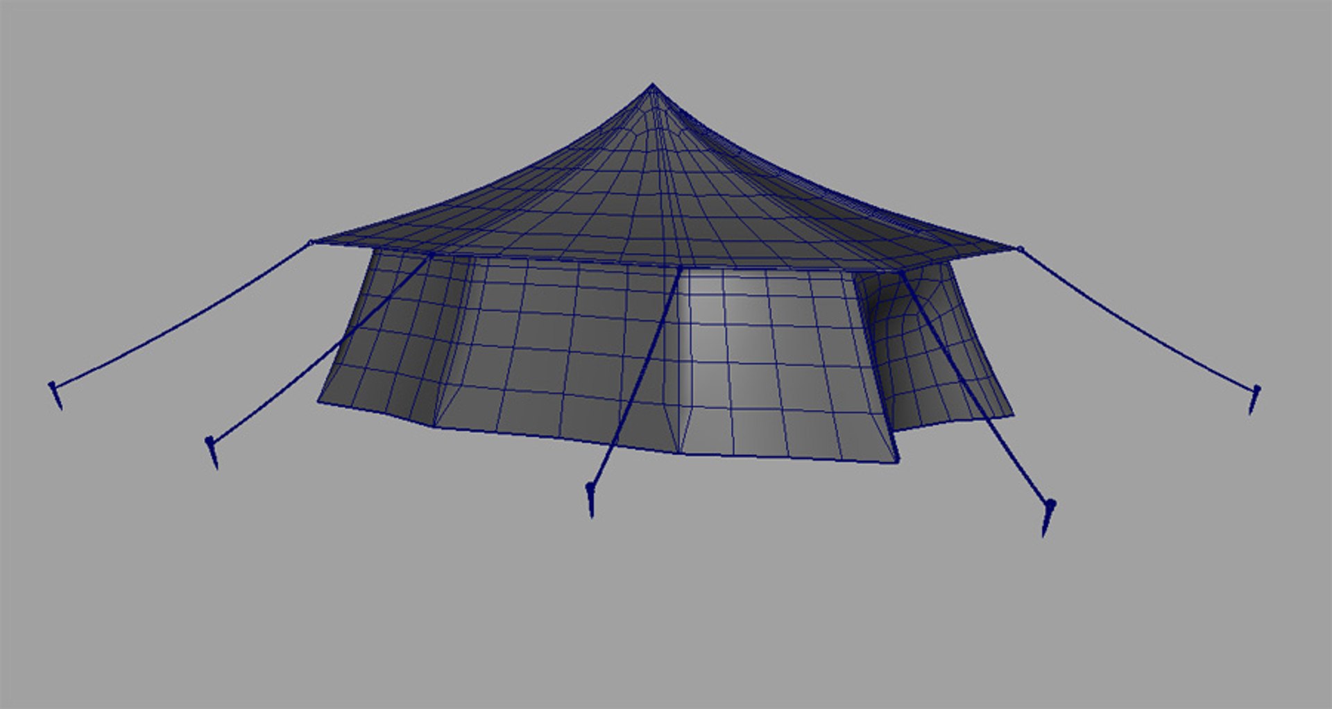 3d Model Tent Camp