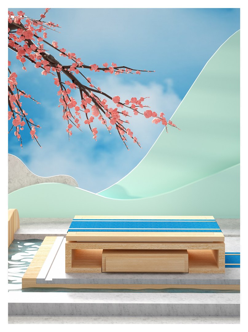 3D 3D Background Model Of Chinese - TurboSquid 2049937