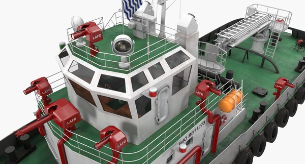 Free fireboat generic 3D model - TurboSquid 1299363