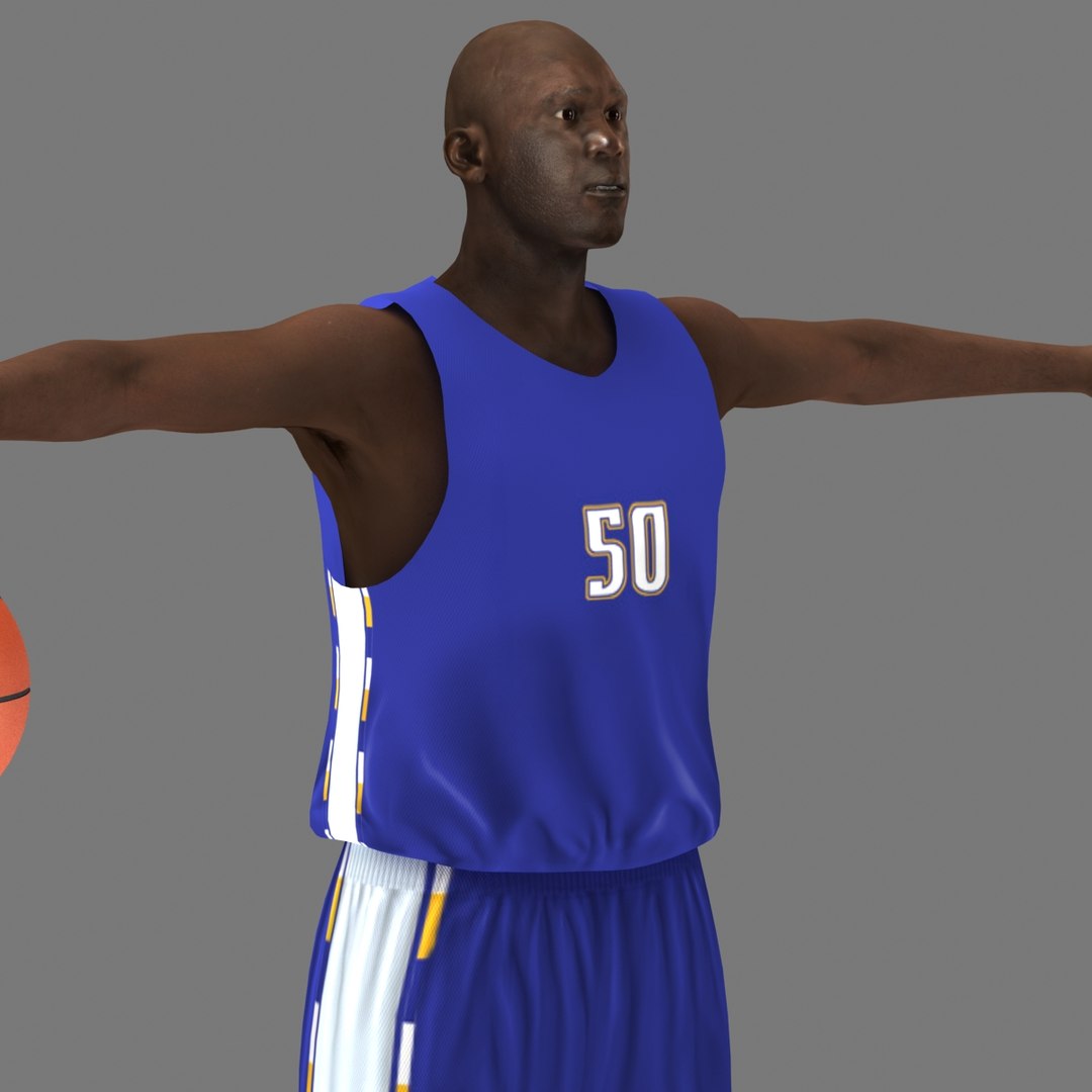 Basketball Player 3d Model