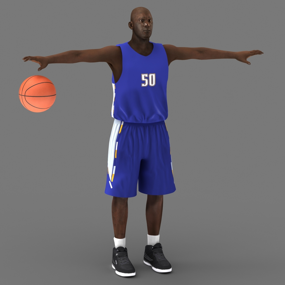 Basketball Player 3d Model